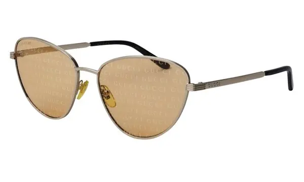 Gucci Cat Eye Logo Sunglasses - Gold (gg0803s/004)