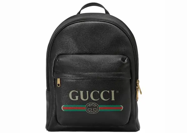 Gucci Vintage Logo Backpack - Black