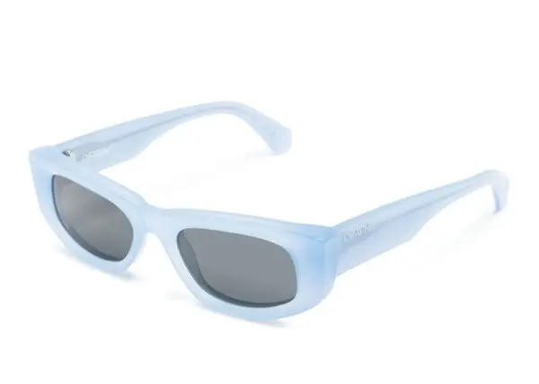Off-White Matera Rectangle Sunglasses - Light Blue/grey (oeri090f23pla0014007)