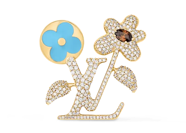 LOUIS VUITTON By Tyler, The Creator Blooming Brooch - Gold/color