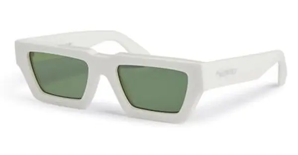 Off-White Manchester Sunglasses - White/green (oeri129s24pla0010155/fr)