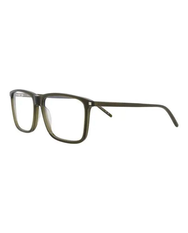 Saint Laurent Square Eyeglasses - Green/transparent (sl454