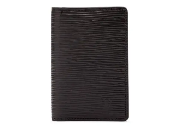LOUIS VUITTON Pocket Organizer Epi - Black