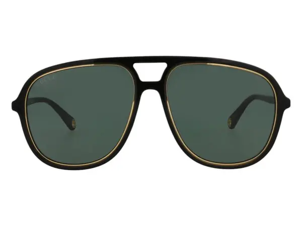 Gucci Aviator Sunglasses - Black/green (gg1077s/30012797