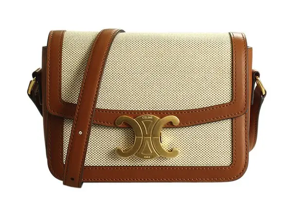 Celine Triomphe Bag In Canvas