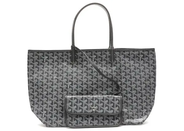 Goyard Saint Louis Tote Pm Monogram Chevron - Grey