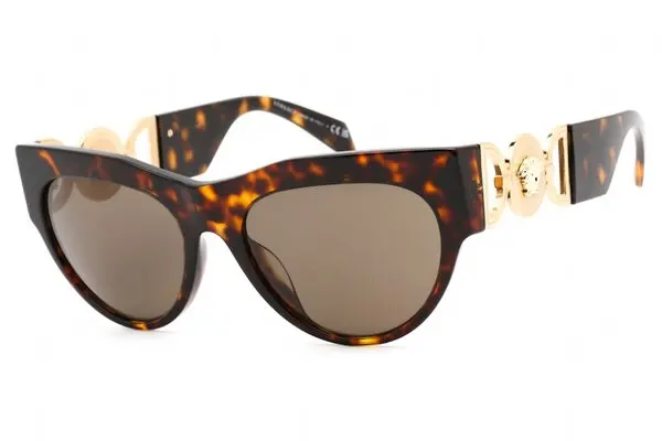 Versace Winged Medusa Tortoiseshell Sunglasses - Tortise (ve4440u/108/3)