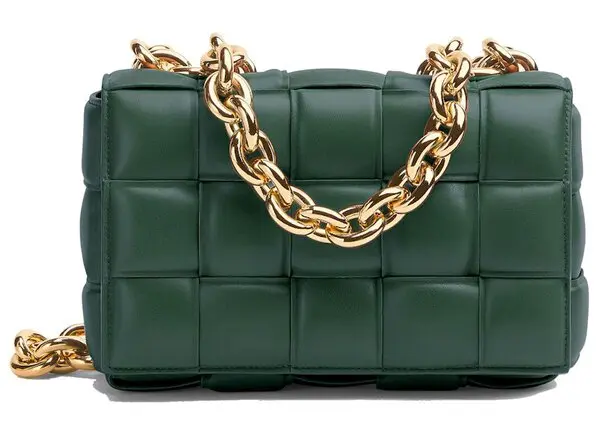 Bottega Veneta Chain Cassette Crossbody Bag - Raintree