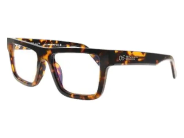 Off-White Style 25 Eyeglasses - Havana Blue Light Block (oerj025s23pla0016000/fr)
