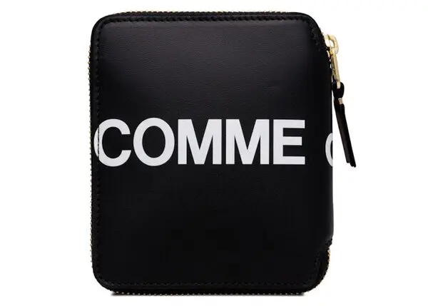 Comme Des Garçons Sa2100hl Huge Logo Wallet - Black