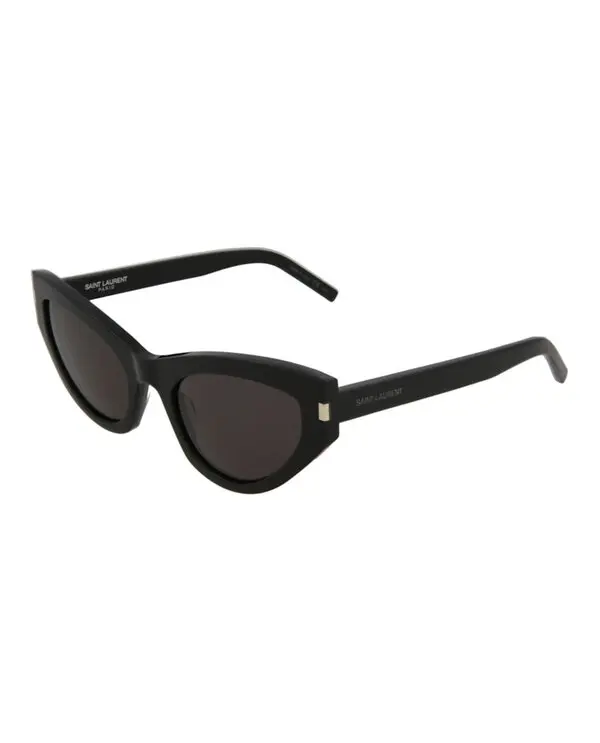 Saint Laurent Cat Eye Sunglasses Sl215grace - Black/grey (sl215grace