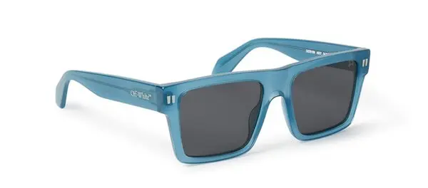 Off-White Lawton Sunglasses - Blue/dark Grey (oeri109s24pla0014607/fr)