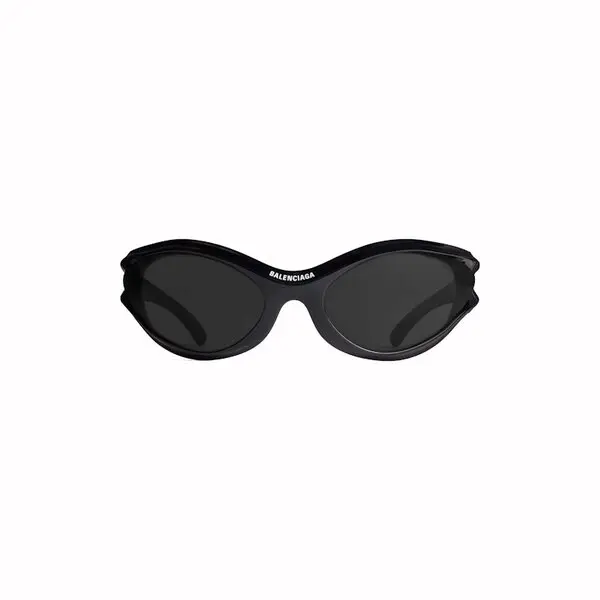 Balenciaga Dynamo Round Sunglasses - Black (773388t00071000)