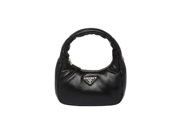 Prada Soft Padded Nappa Leather Mini Bag - Black
