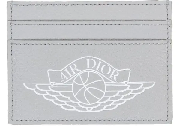 Dior X Jordan Wings Card Holder - Grey