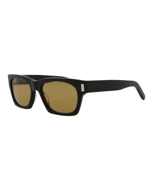 Saint Laurent Square Sunglasses - Black/yellow (sl402