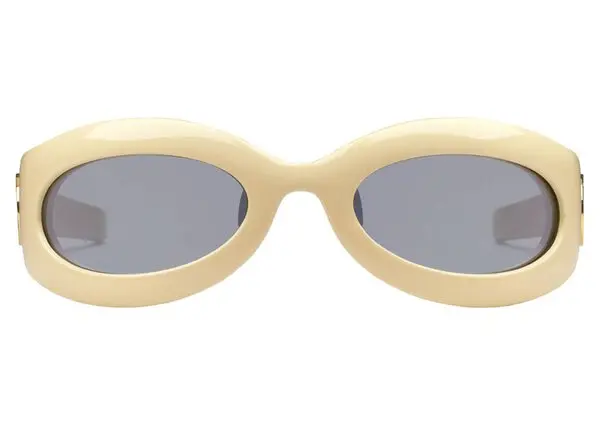 Gucci Geometric Frame Sunglasses - Shiny Yellow (705327 J1691 9781)