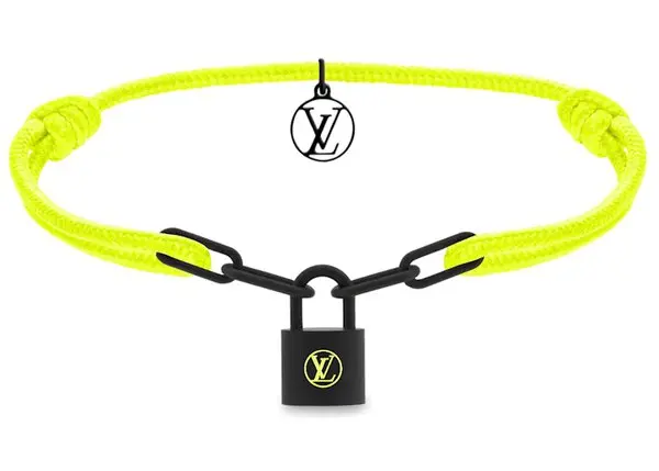 LOUIS VUITTON X Virgil Abloh Lockit Bracelet - Neon Yellow