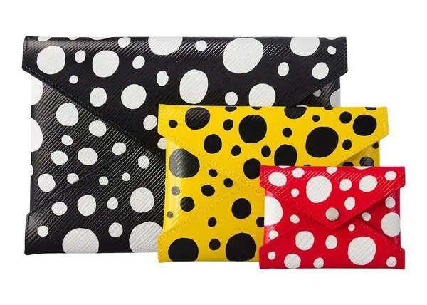 LOUIS VUITTON X Yayoi Kusama Kirigami Pochette Set - Black/red/white