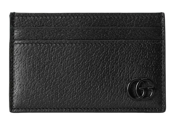 Gucci Gg Marmont Card Case Tone - Black