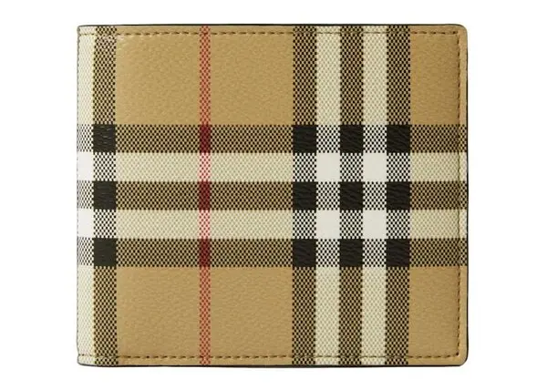 Burberry Check Bifold Wallet - Archive Beige