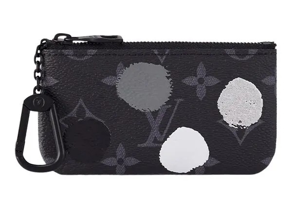 LOUIS VUITTON X Yayoi Kusama Pochette Cle - Monogram Eclipse Black/silver