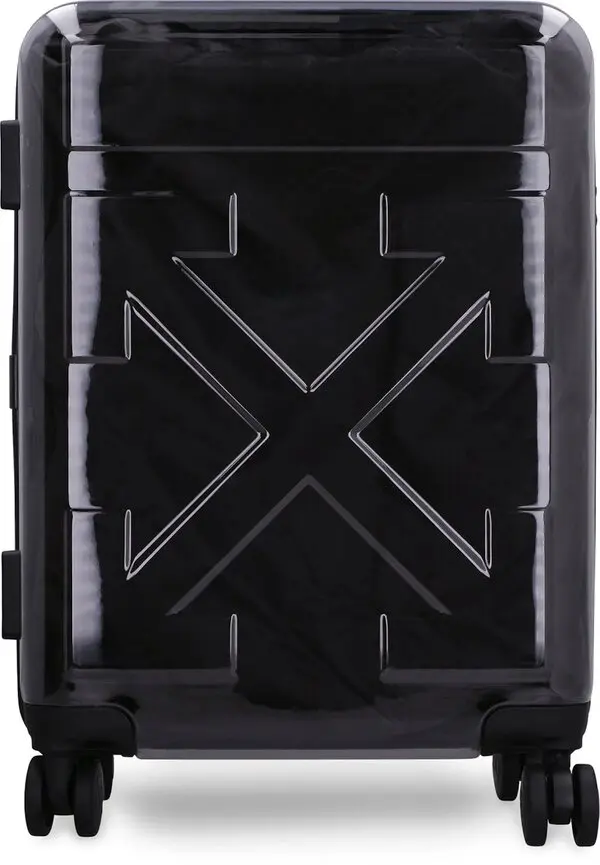 Off-White For Travel" Quotemotif Luggage - Translucent