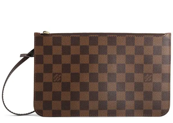 LOUIS VUITTON Damier Ebene Pochette - Red