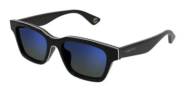 Gucci Square Frame Sunglasses - Black/blue (gg1641sa/003