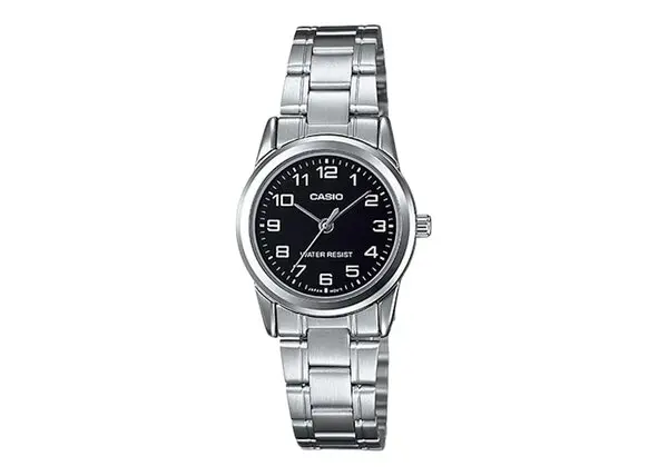 Casio Round Analog Watch - Stainless Steel