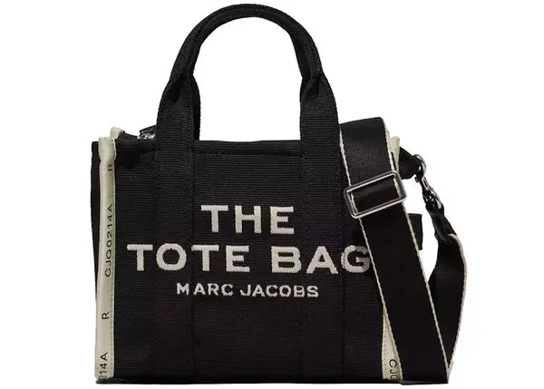 Marc Jacobs The Jacquard Small Tote Bag - Black