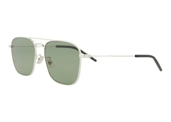 Saint Laurent Aviator Sunglasses - Silver/green (sl309/30008020