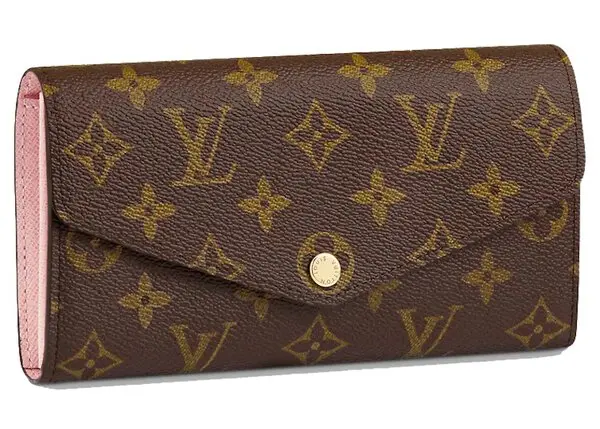 LOUIS VUITTON Sarah Wallet Monogram - Rose Ballerine