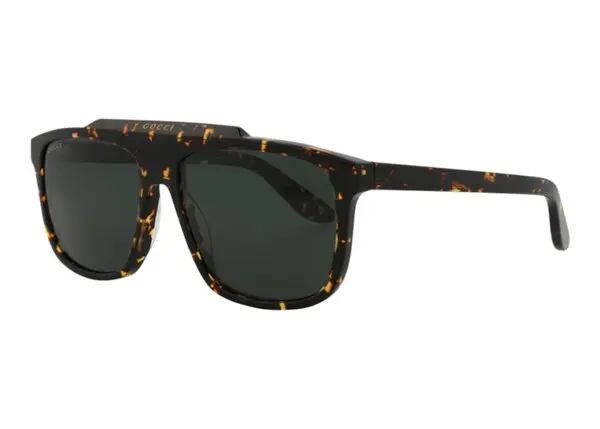 Gucci Aviator Sunglasses - Havana/green (gg1039s/30011707