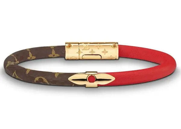 LOUIS VUITTON Daily Confidential Bracelet - Brown/red
