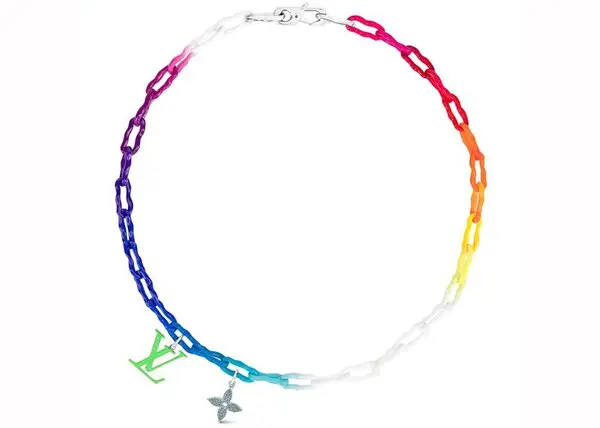 LOUIS VUITTON Chain Ceramic Necklace