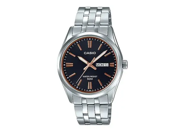 Casio Analog Watch With Band - Stainless Steel