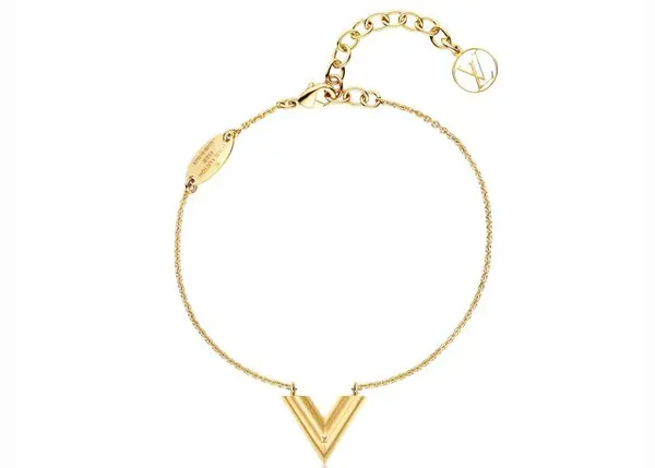 LOUIS VUITTON Essential V Bracelet - Gold