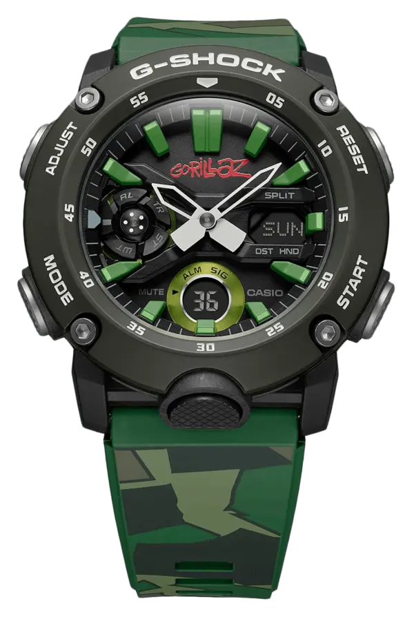 Casio Gorillaz X Gshock Ga2000gz3a Strap Watch
