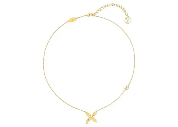 LOUIS VUITTON Louisette Necklace - Gold