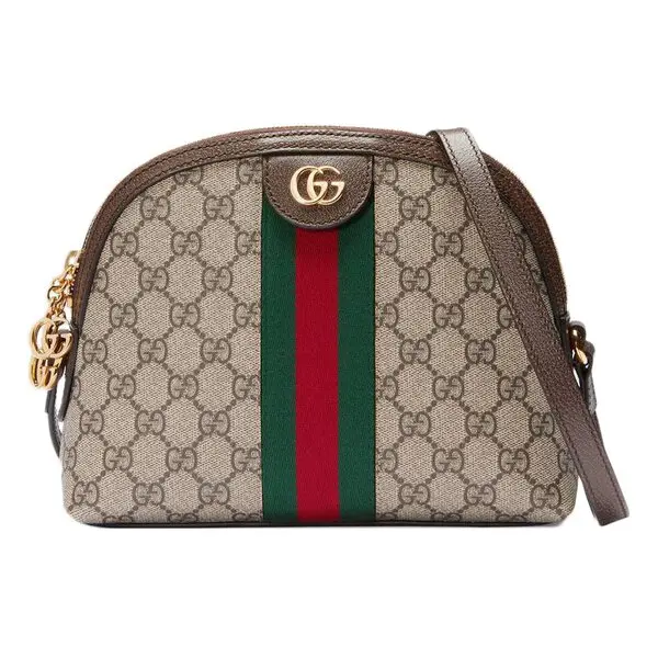 Gucci Ophidia Gg Web Small Shoulder Bag - Beige