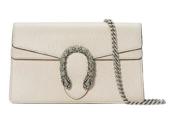 Gucci Dionysus Super Mini Shoulder Bag - White