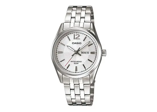 Casio Analog Watch With Band - Stainless Steel