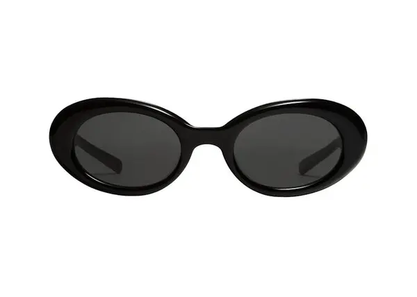 GENTLE MONSTER Maison Margiela Oval Sunglasses - Black Mm005 01