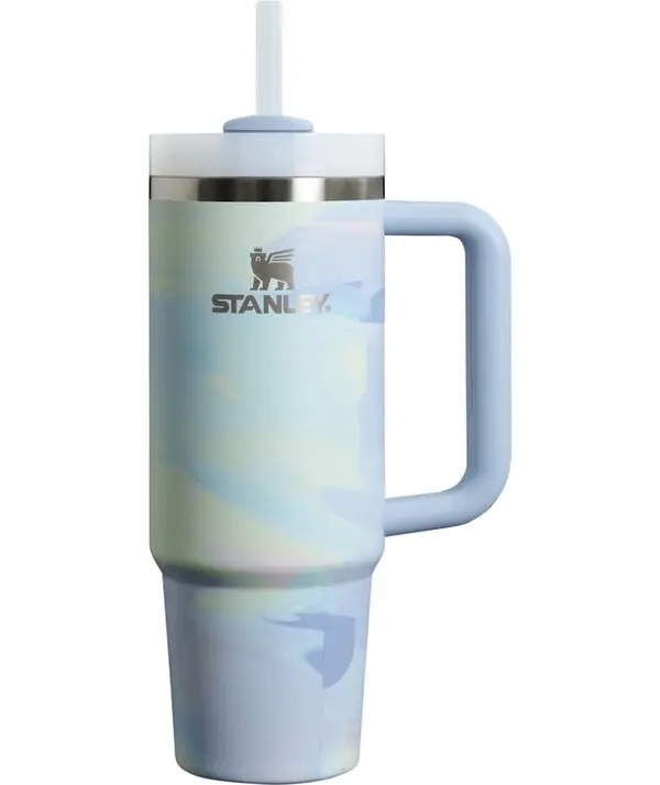STANLEY The Clean Slate Flowstate Quencher 30oz Tumbler - Cool Serene Brushstroke
