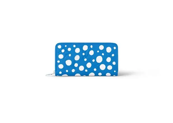 LOUIS VUITTON X Yk Zippy Wallet - Blue/white