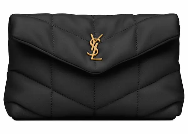 Saint Laurent Pouch In Quilted Lambskin