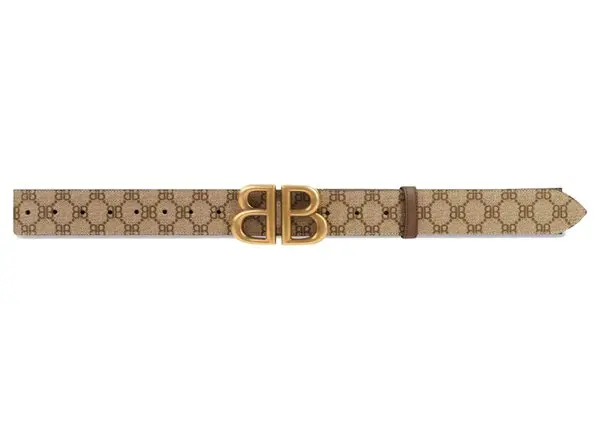 Gucci X Balenciaga The Hacker Project Bb Belt - Beige