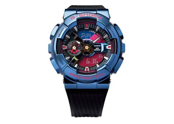Casio G-shock X Bearbrick Shanghai Night Series Watch - Stainless Steel