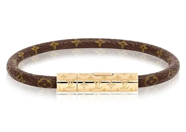LOUIS VUITTON Confidential Monogram Bracelet - Brown